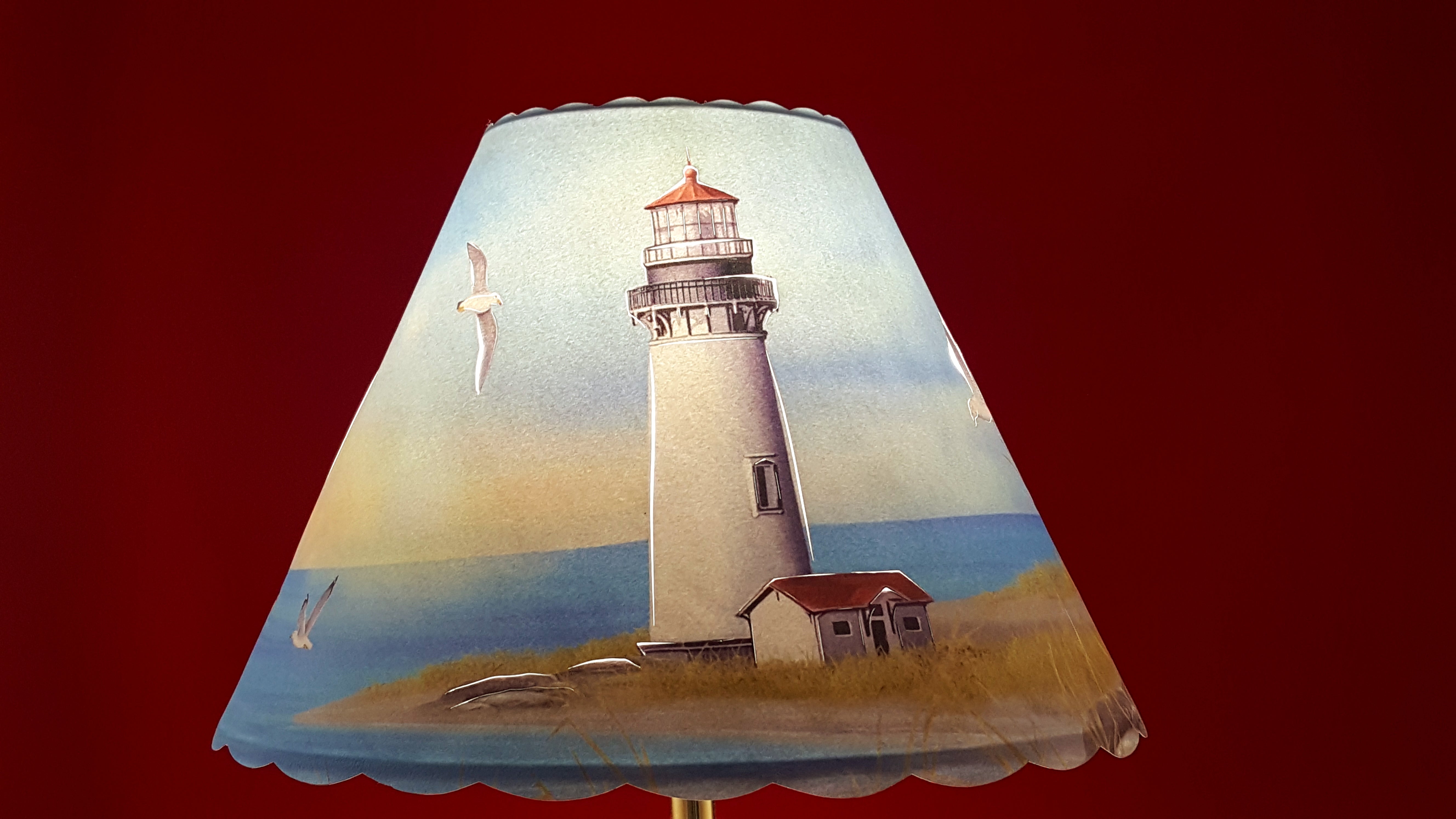 White Lighthouse Shade – Lamp Hats