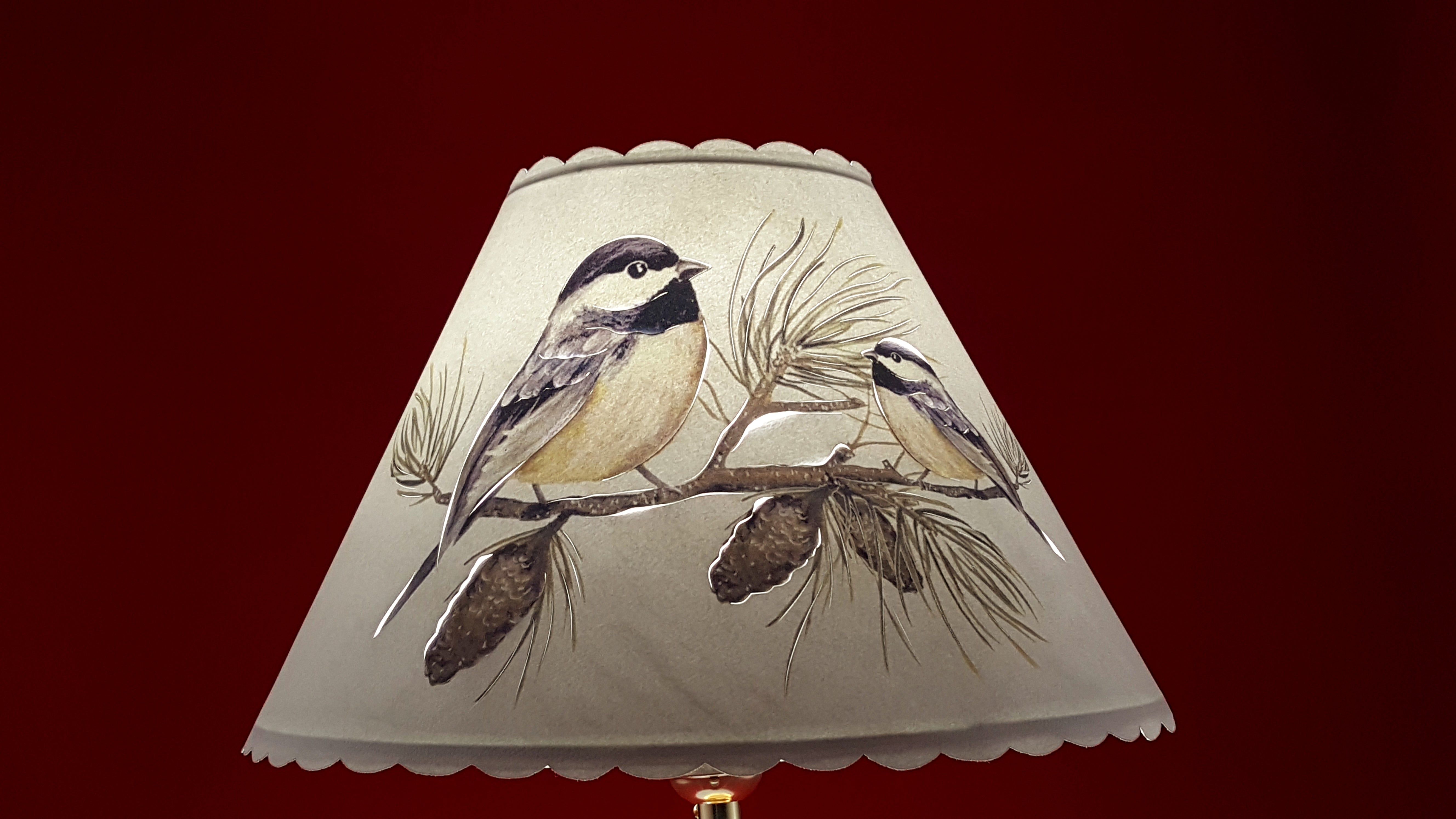 Chickadee Lamp Shade – Lamp Hats